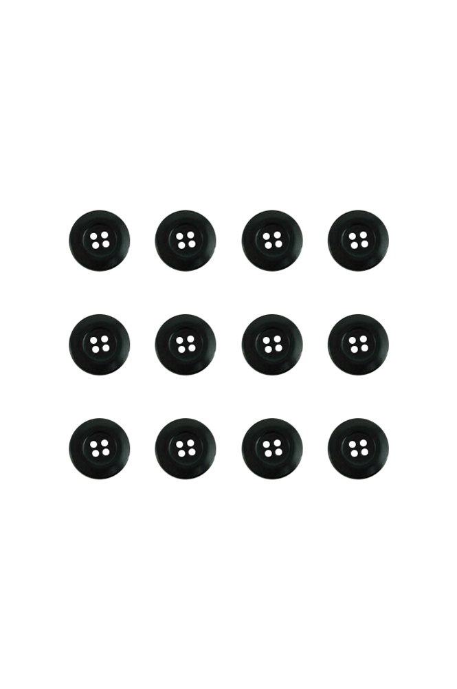 WWII German Black Resin Dish buttons 22mm (12 PCS)Buttons and Metal ...