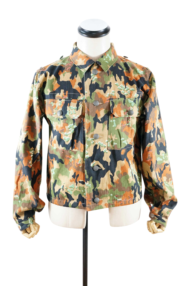 WWII German SS leibermuster 45 camo M45 field tunicCamo Uniforms ...